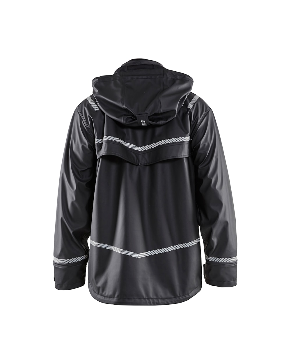 Blaklader Hooded Rain Jacket With Reflective Details - Lowest prices ...