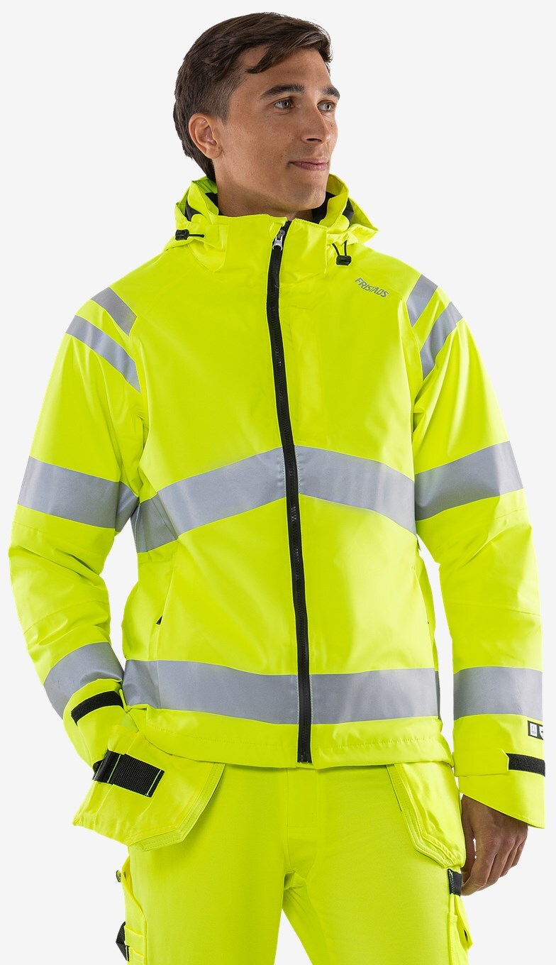 Fristads High Vis Stretch Shell Jacket Class 3 4680 GLPS - Lowest ...