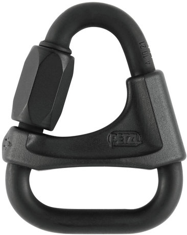 Petzl DELTA 8mm screw link, triangle, with plastic captive bar - Lowest ...